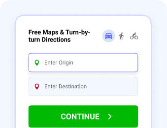 Maps, turn-by-turn directions & fastest route options